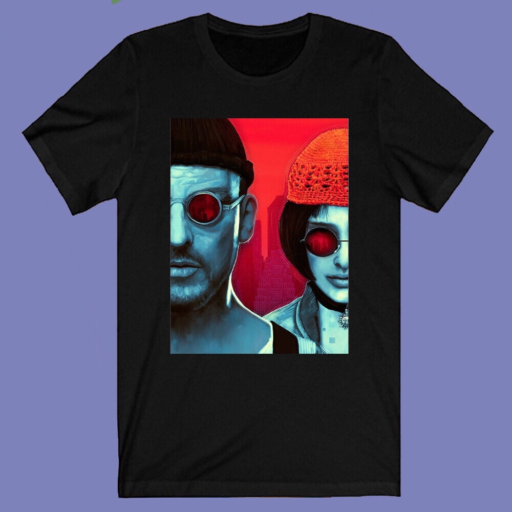 Leon The Professional & Mathilda Movie Poster Men's Black T-shirt ...