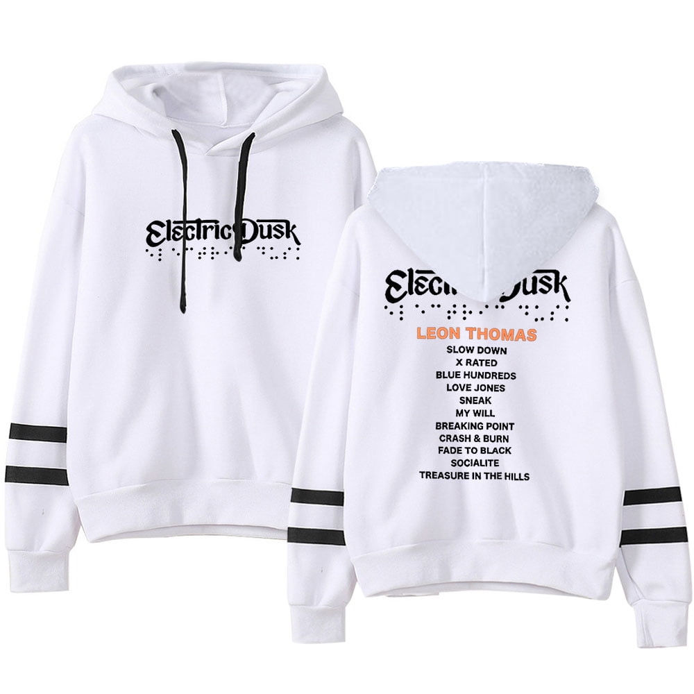 Leon Thomas Electric Dusk Merch Men/Women Hooded Sweet Streetwear ...