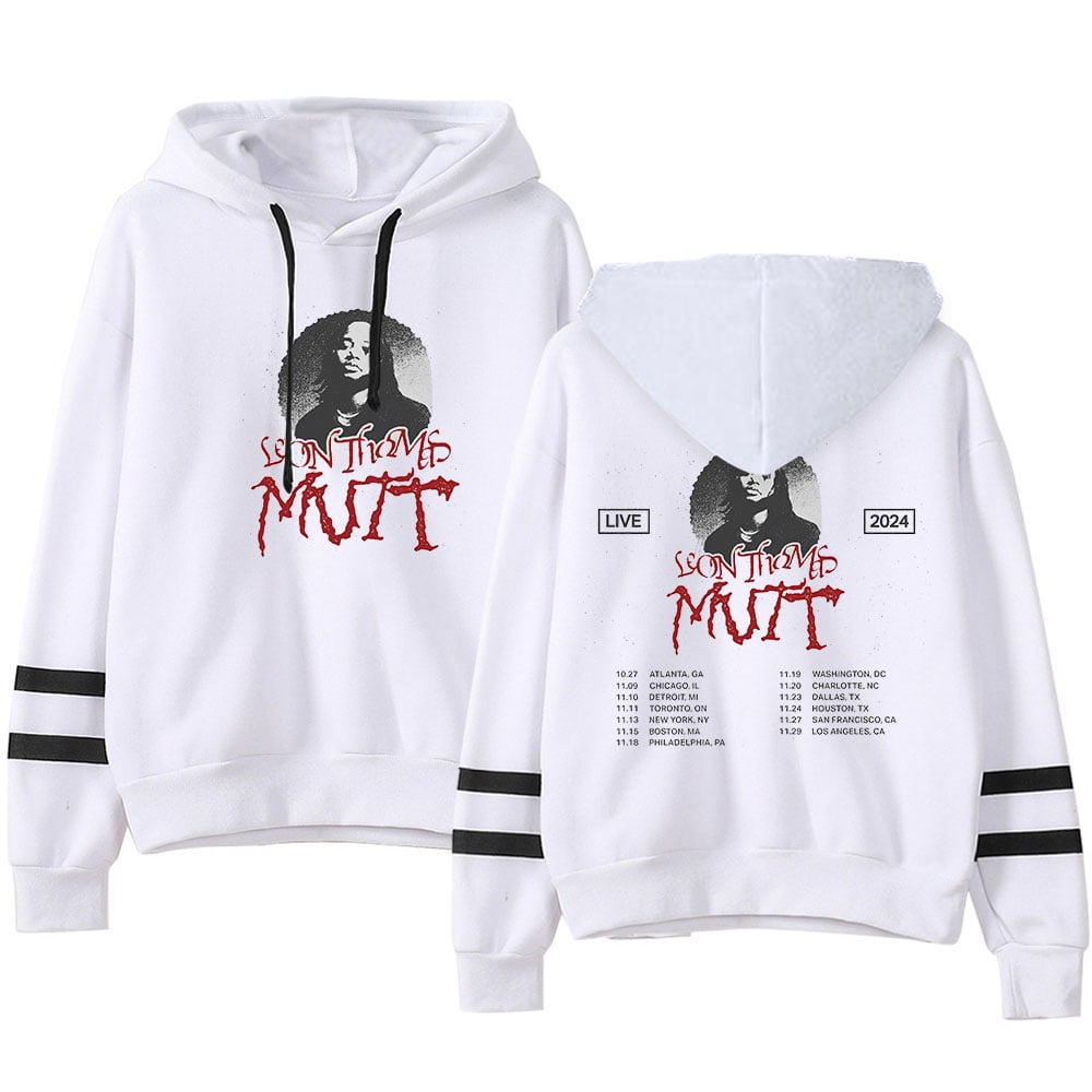 Leon Thomasiii 2024 Tour Merch Men/Women Hooded Sweet Streetwear Hooded ...