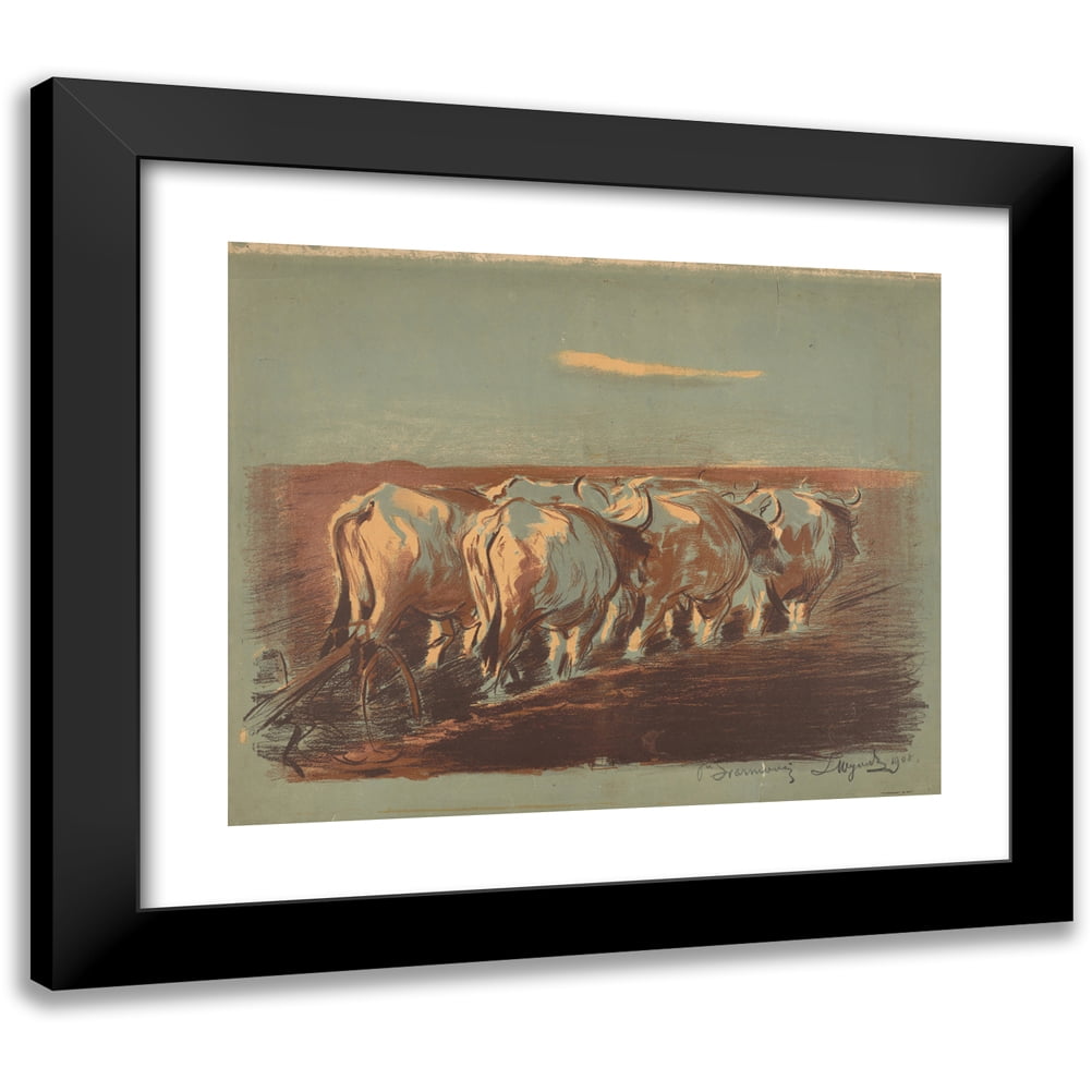 Leon Wyczółkowski 24x20 Black Modern Framed Museum Art Print Titled ...