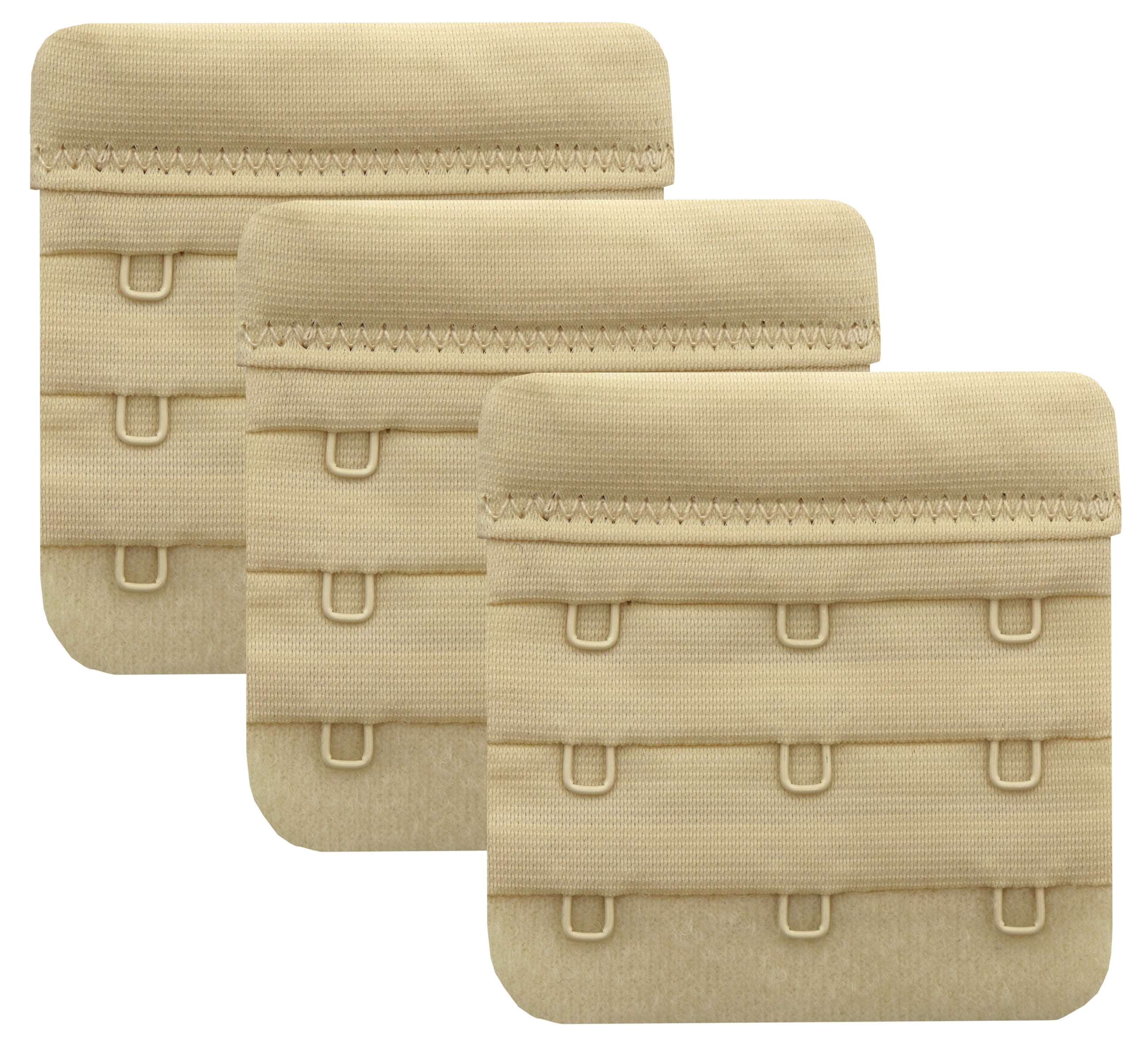 LeonHien Women's Bra Extenders 3 Hook, Soft and Comfortable Bra Strap ...