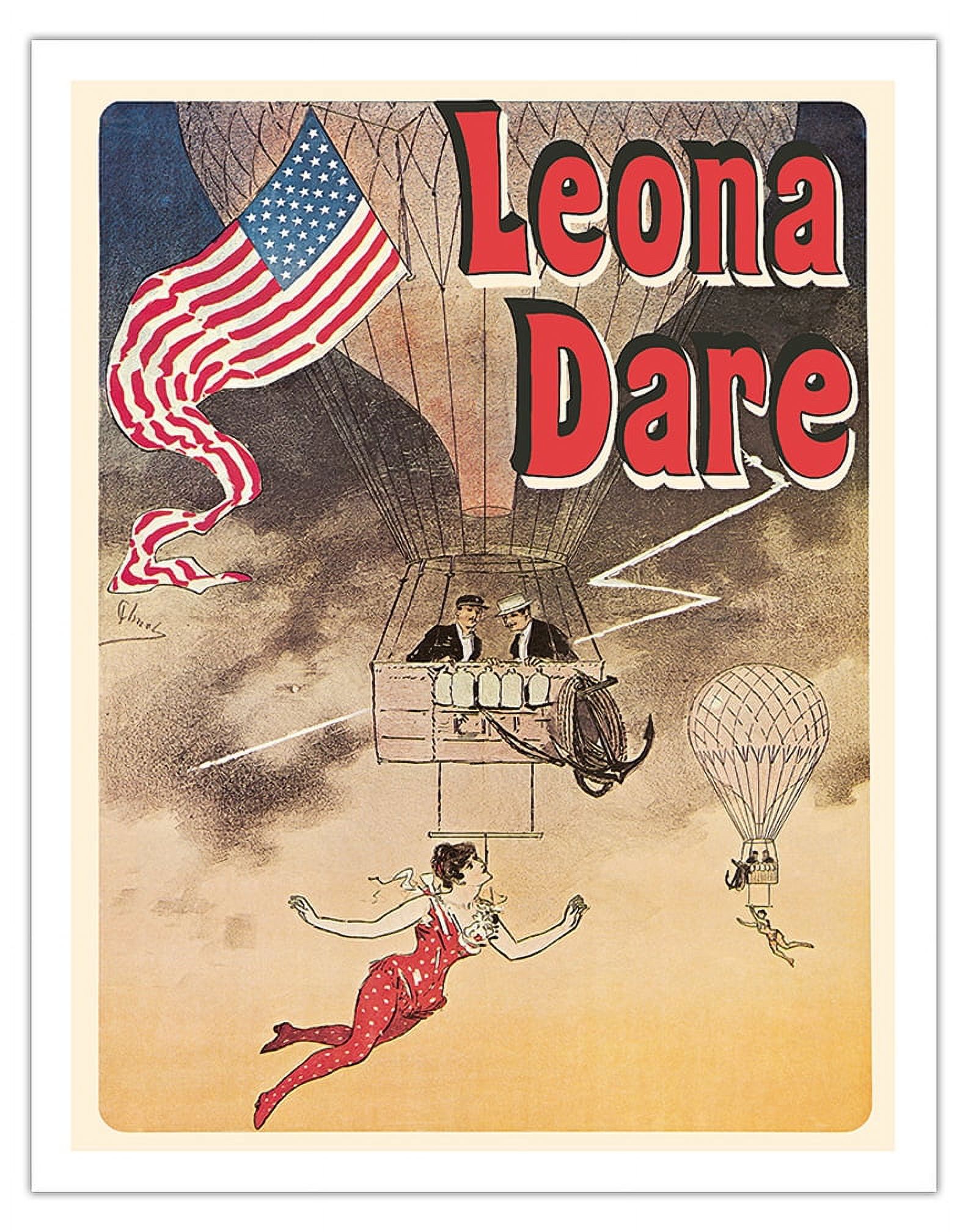 Leona Dare Queen of the Antilles - Trapeze Artist - Vintage Circus ...
