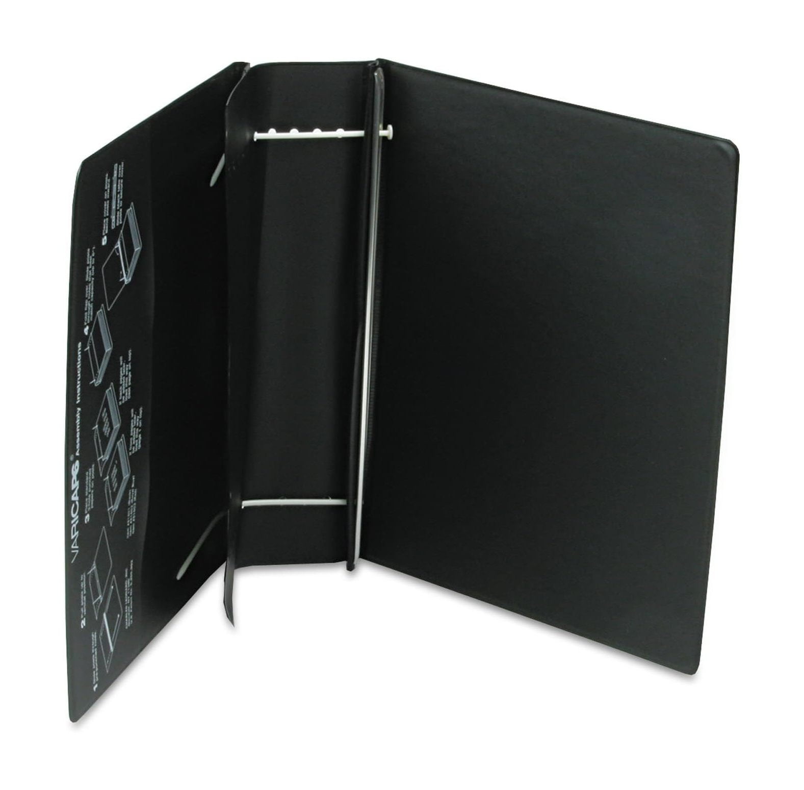Leonard 61601 Varicap6 Expandable 1 to 6 Post Binder, 11 x 8-1/2, Black ...