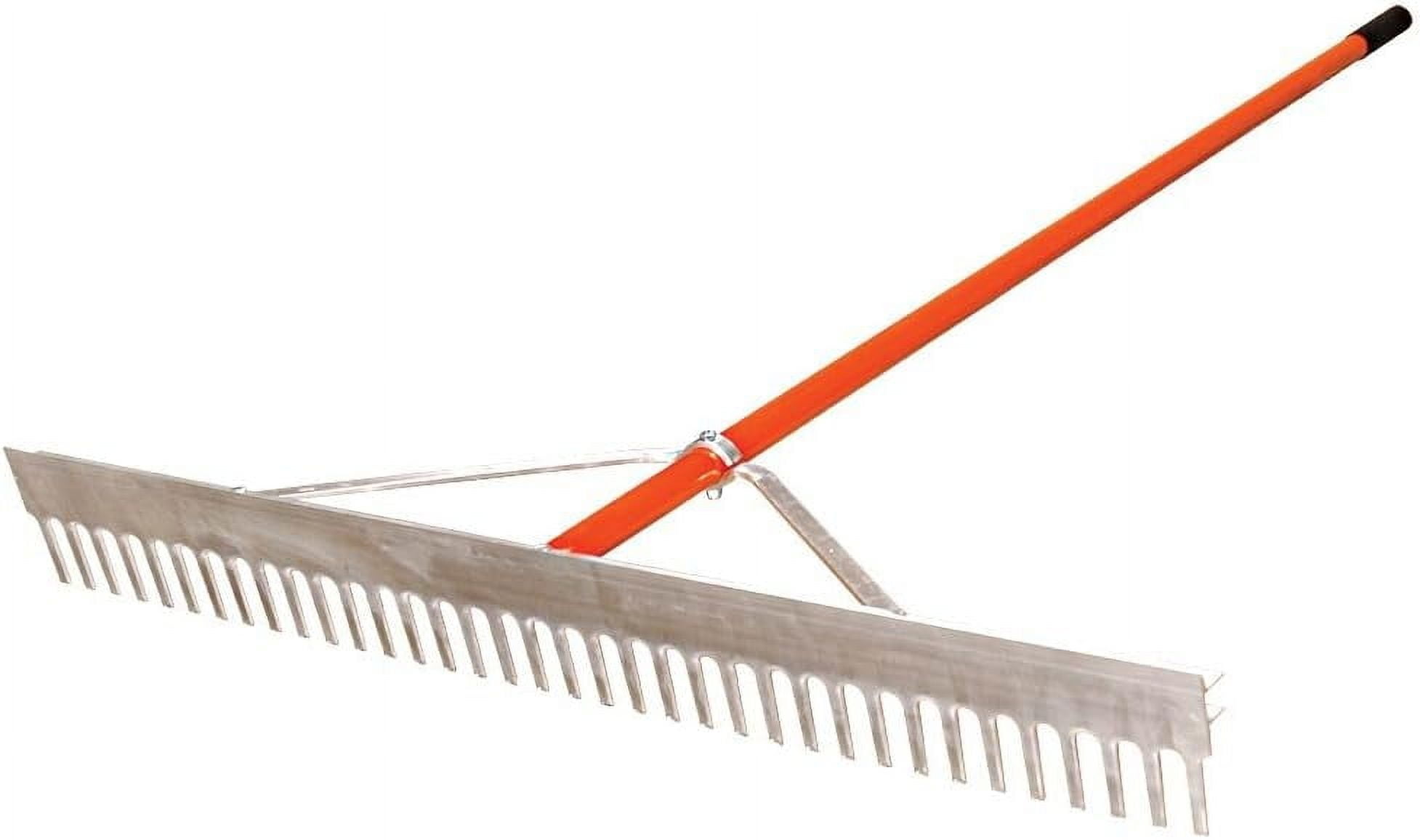 Leonard Lightweight Aluminum Grading Rake, Beveled Tines (36 Inch Head ...