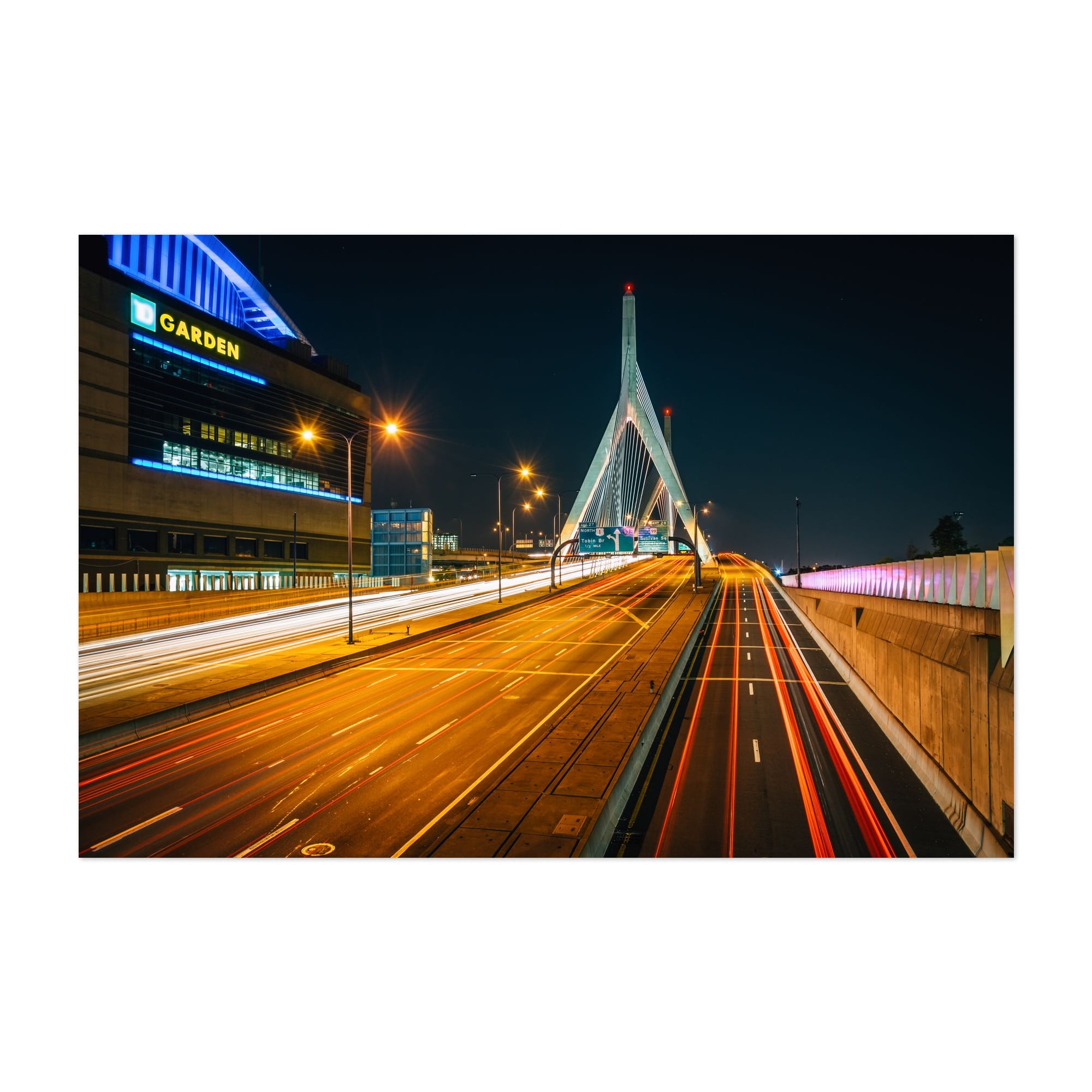The Leonard P. Zakim Bunker Hill Bridge 03 - Boston Massachusetts ...