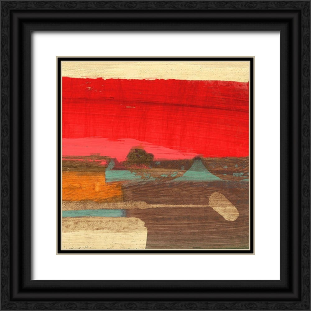 Leonardo, Bacci 12x12 Black Ornate Wood Framed with Double Matting ...