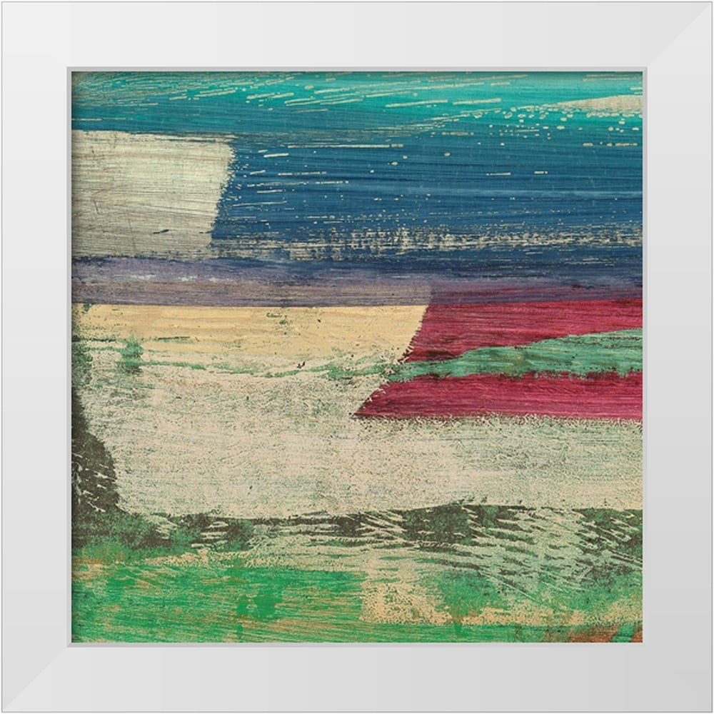 Leonardo, Bacci 12x12 White Modern Wood Framed Museum Art Print Titled - Early Morning on the ...