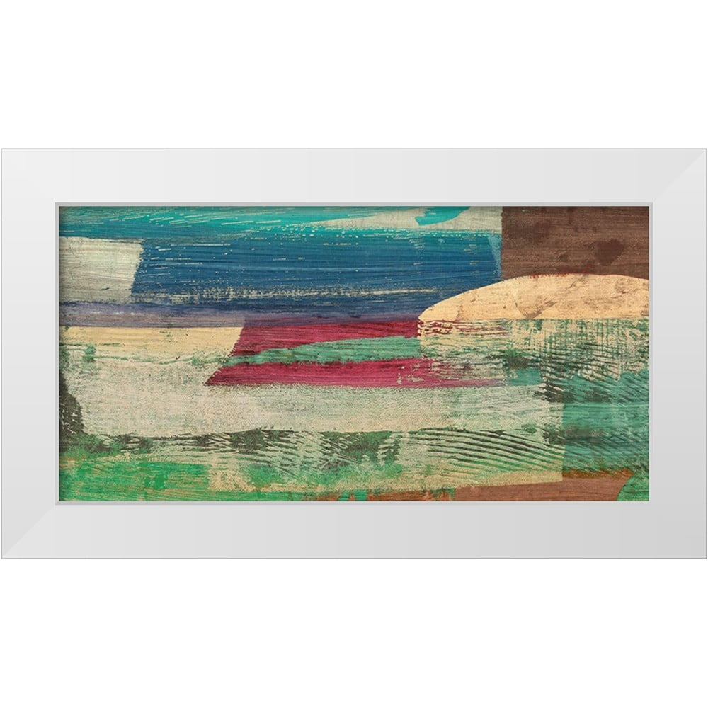 Leonardo, Bacci 14x9 White Modern Wood Framed Museum Art Print Titled - Early Morning on the ...