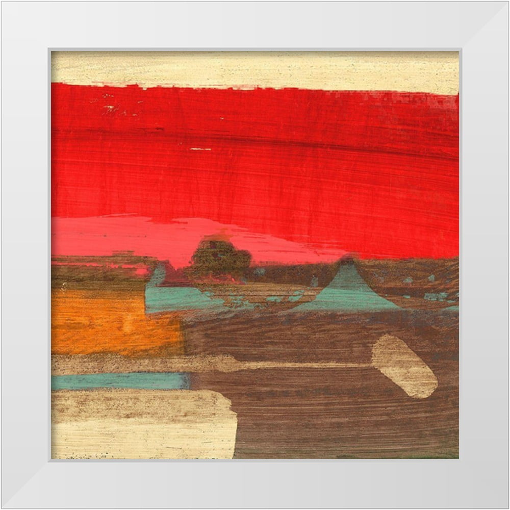 Leonardo, Bacci 26x26 White Modern Wood Framed Museum Art Print Titled ...