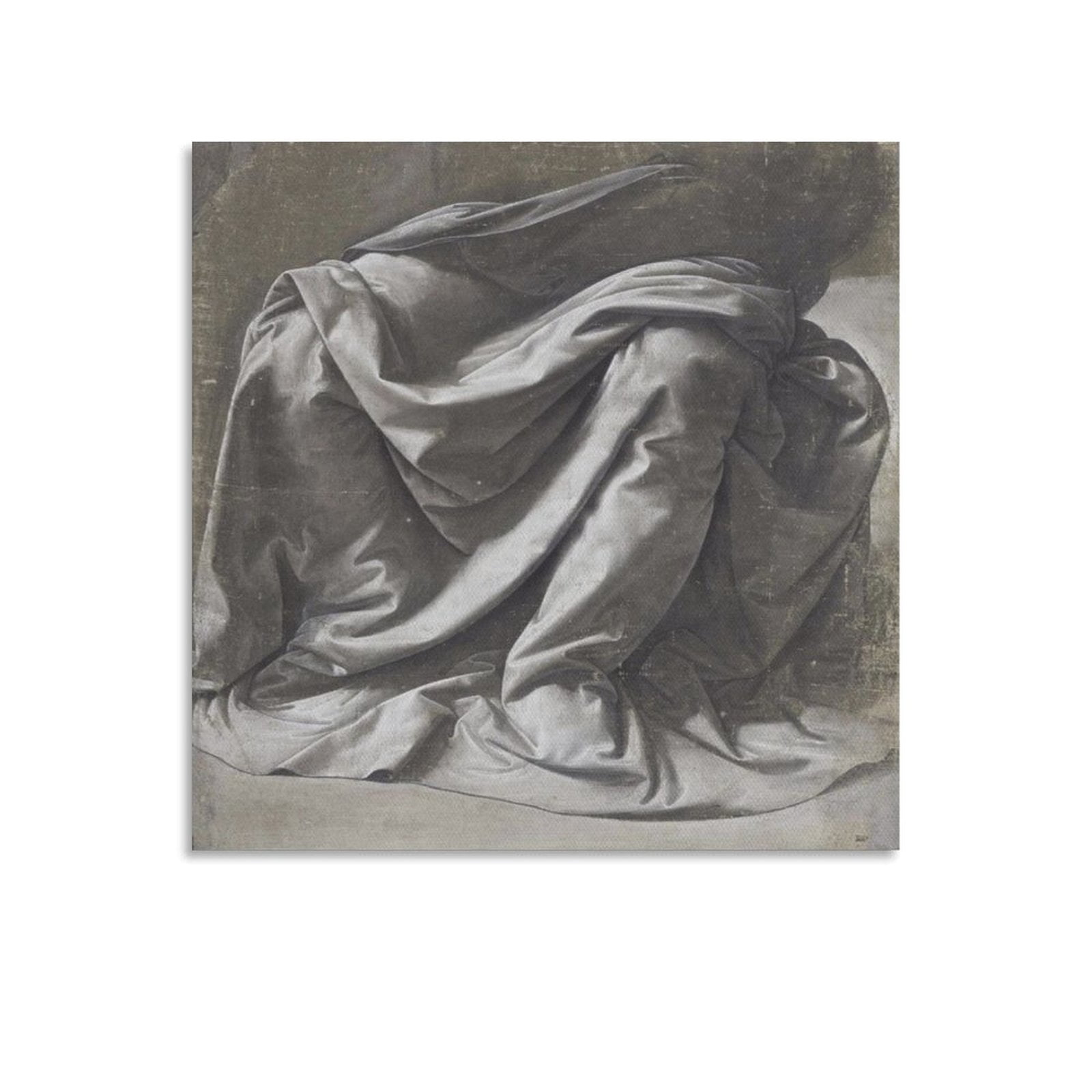 Leonardo Da Vinci, Garment Study for A Seated Figure Posters Room ...