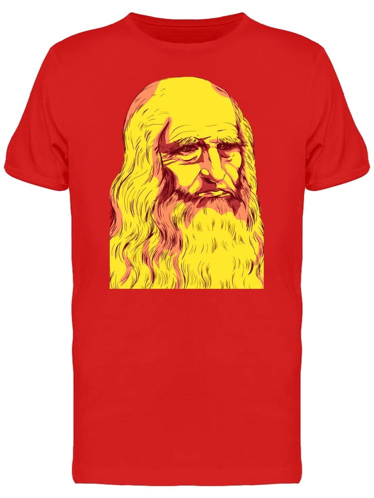 Leonardo Da Vinci Self-Portrait Tee Men's -Image by Shutterstock ...
