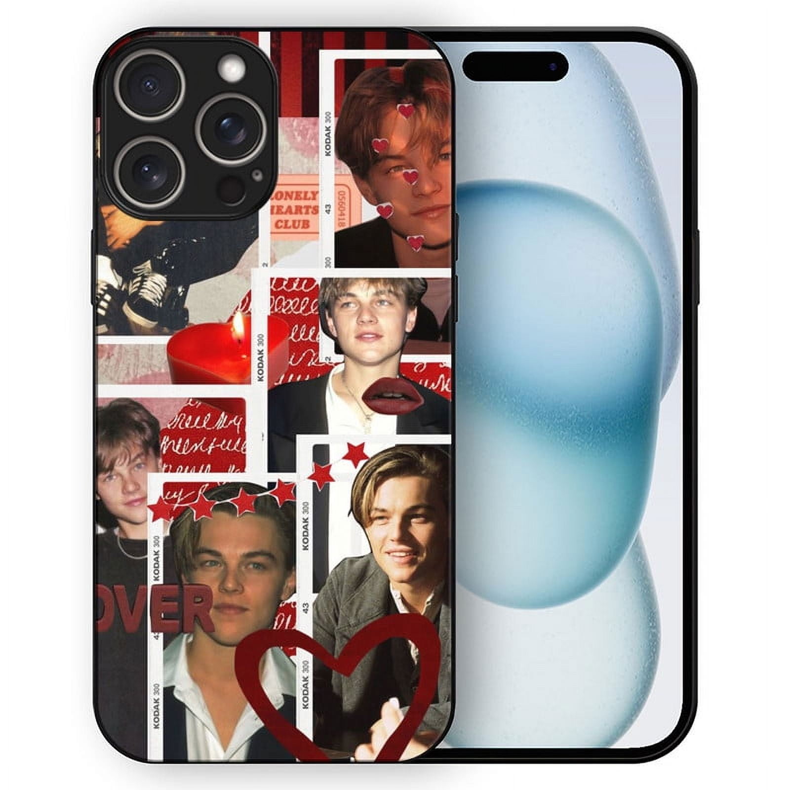Leonardo DiCaprio Fan Phone Case,featuring a collage-style print of ...