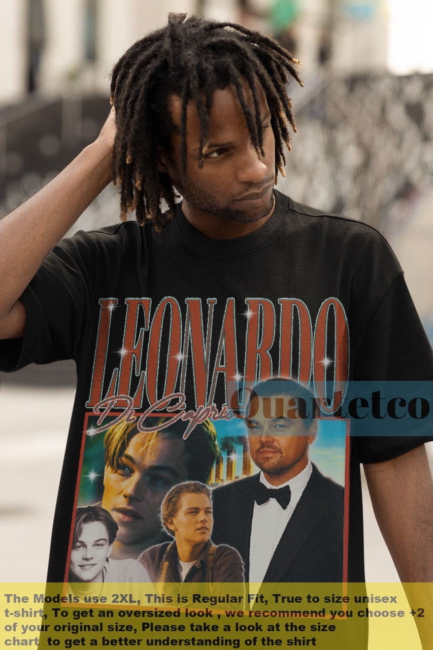 Leonardo DiCaprio, Leonardo DiCaprio Shirt Merch, Retro Leonardo ...