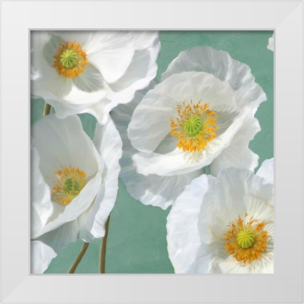 Leonardo, Sanna 26x26 White Modern Wood Framed Museum Art Print Titled ...