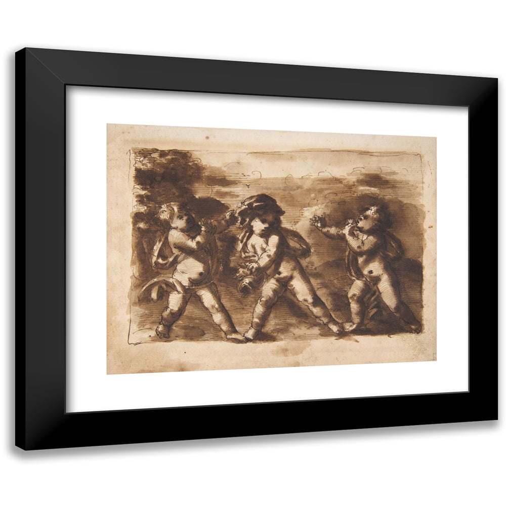 Leonardo Scaglia 14x12 Black Modern Framed Museum Art Print Titled ...