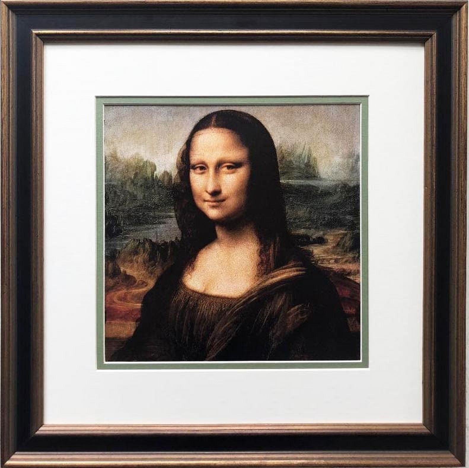 Leonardo da Vinci "Mona Lisa " Framed Art Print Generic - Walmart.com