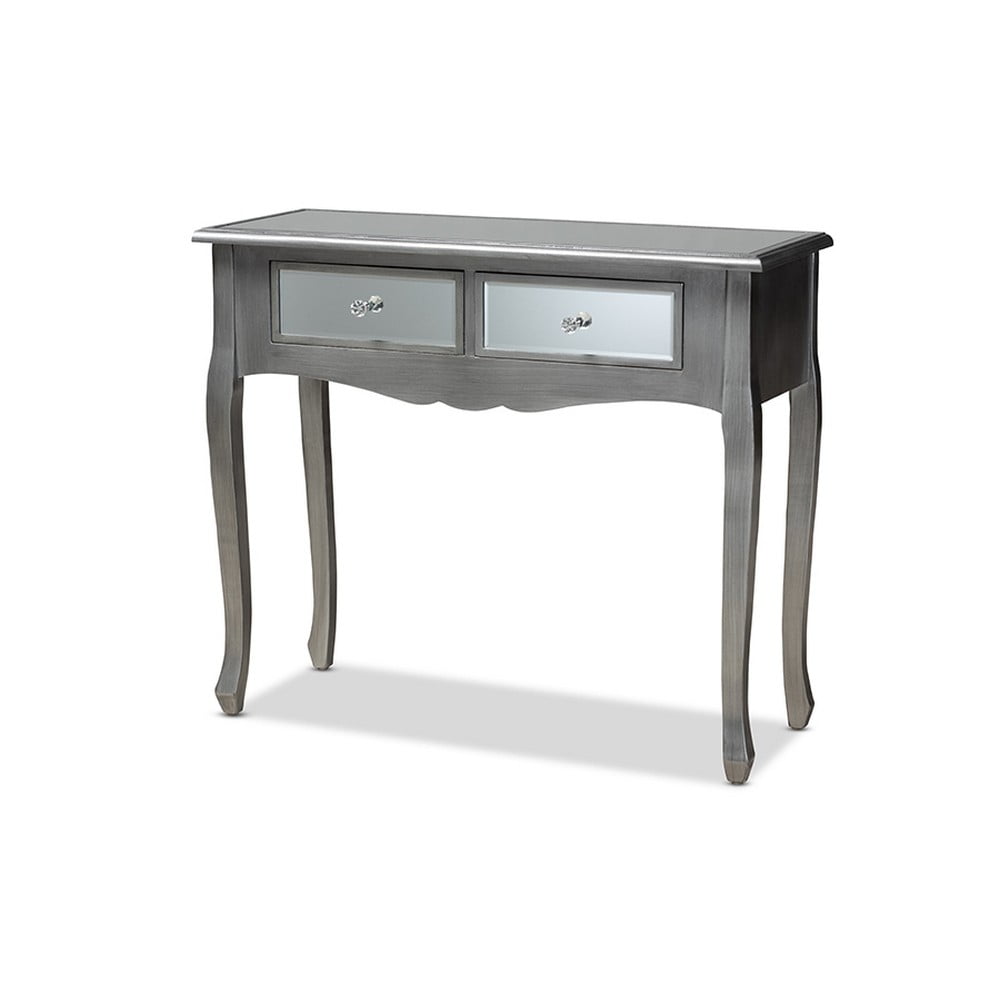 Baxton Studio Leonie Modern Transitional French Brushed Silver Finished ...