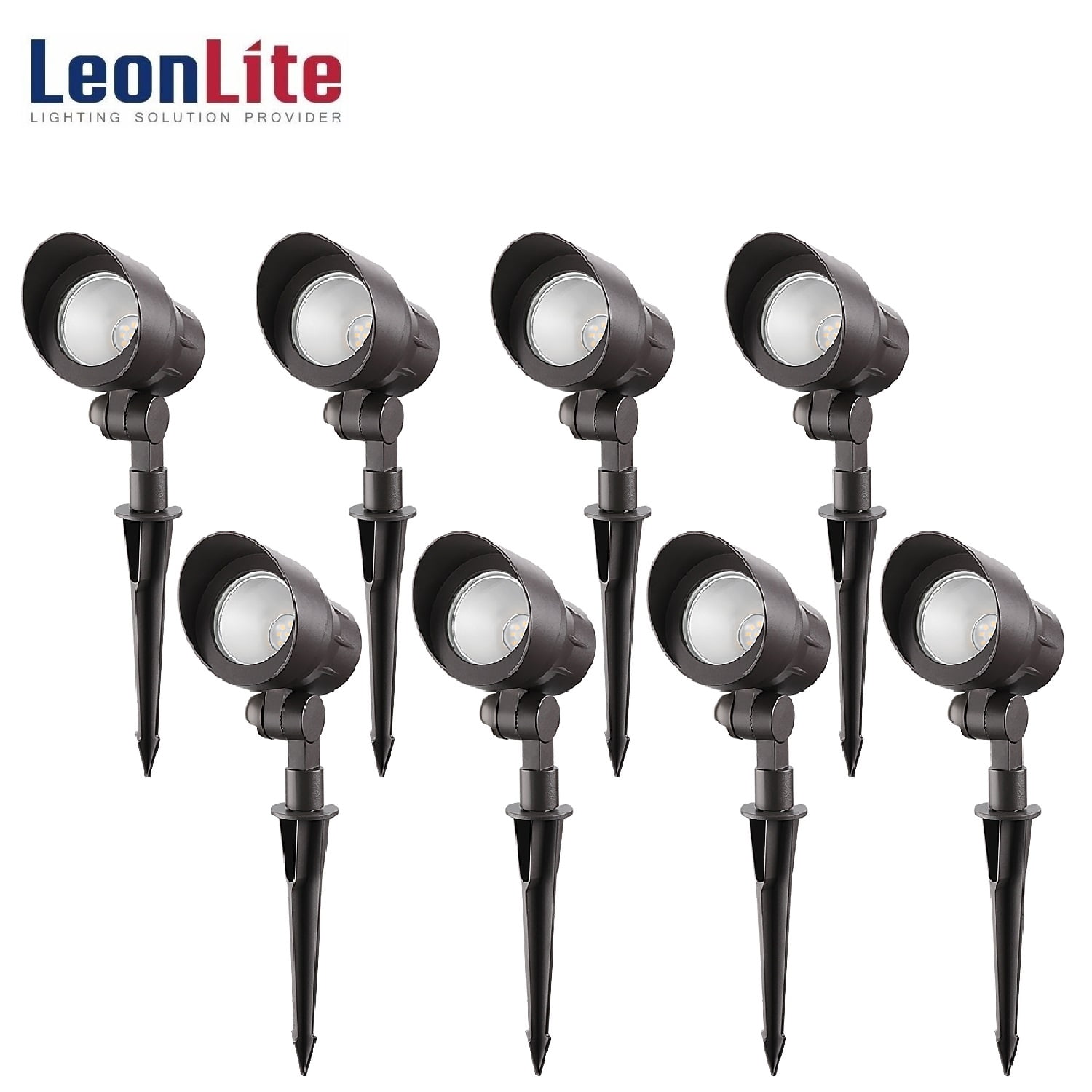 Leonlite 8 Pack IP65 Waterproof Pathway Outdoor LED Landscape ...