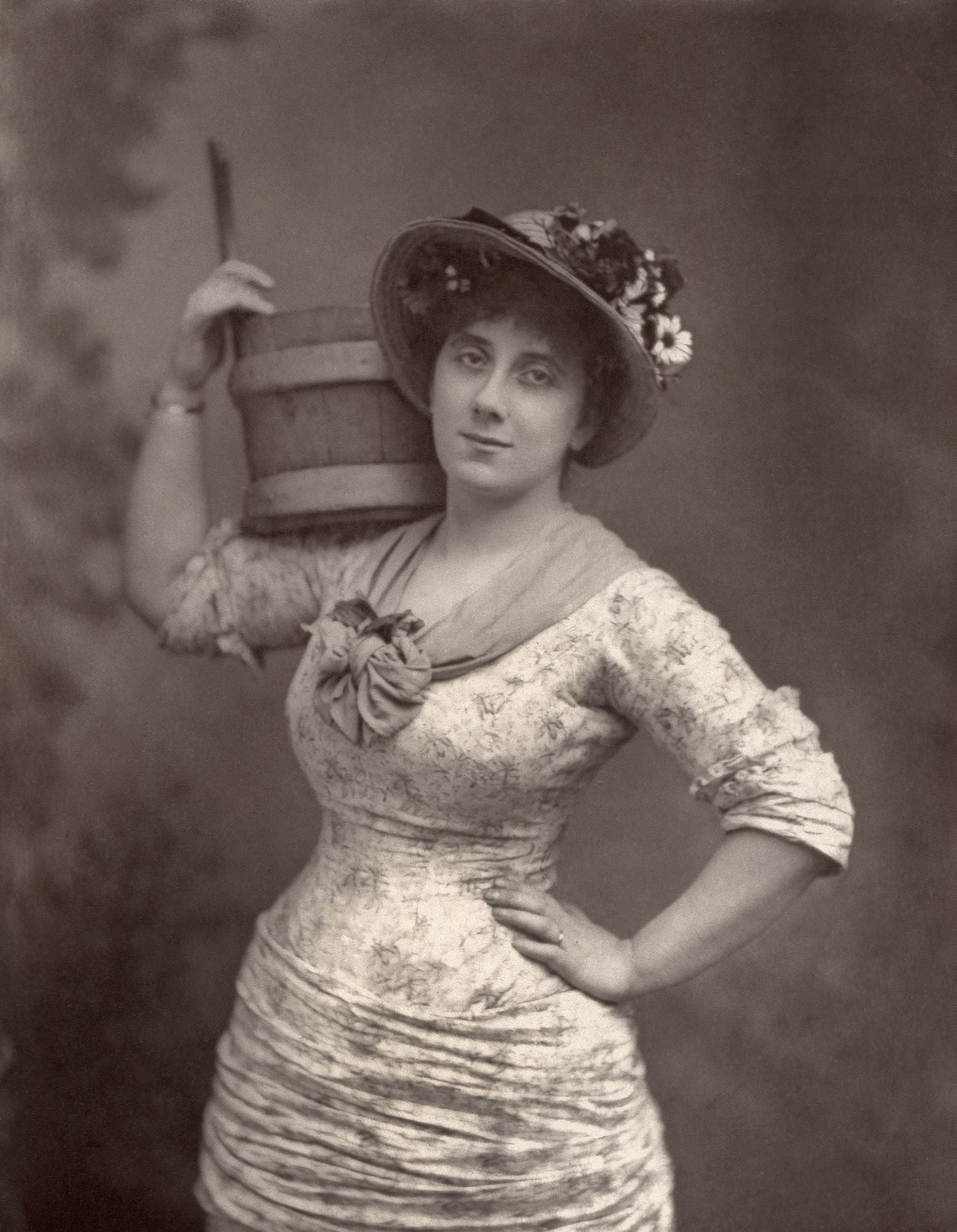 Leonora Braham (1853-1931). /Nenglish Opera Singer, In The Title Role Of Gilbert And Sullivan'S ...