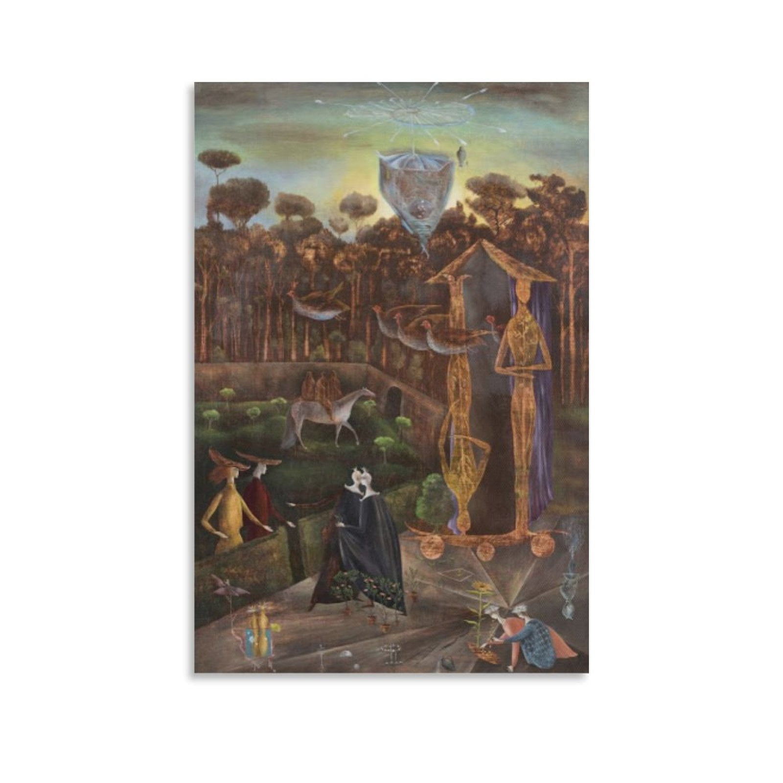 Leonora Carrington Mexican Artist Work Poster Art Poster Canvas ...