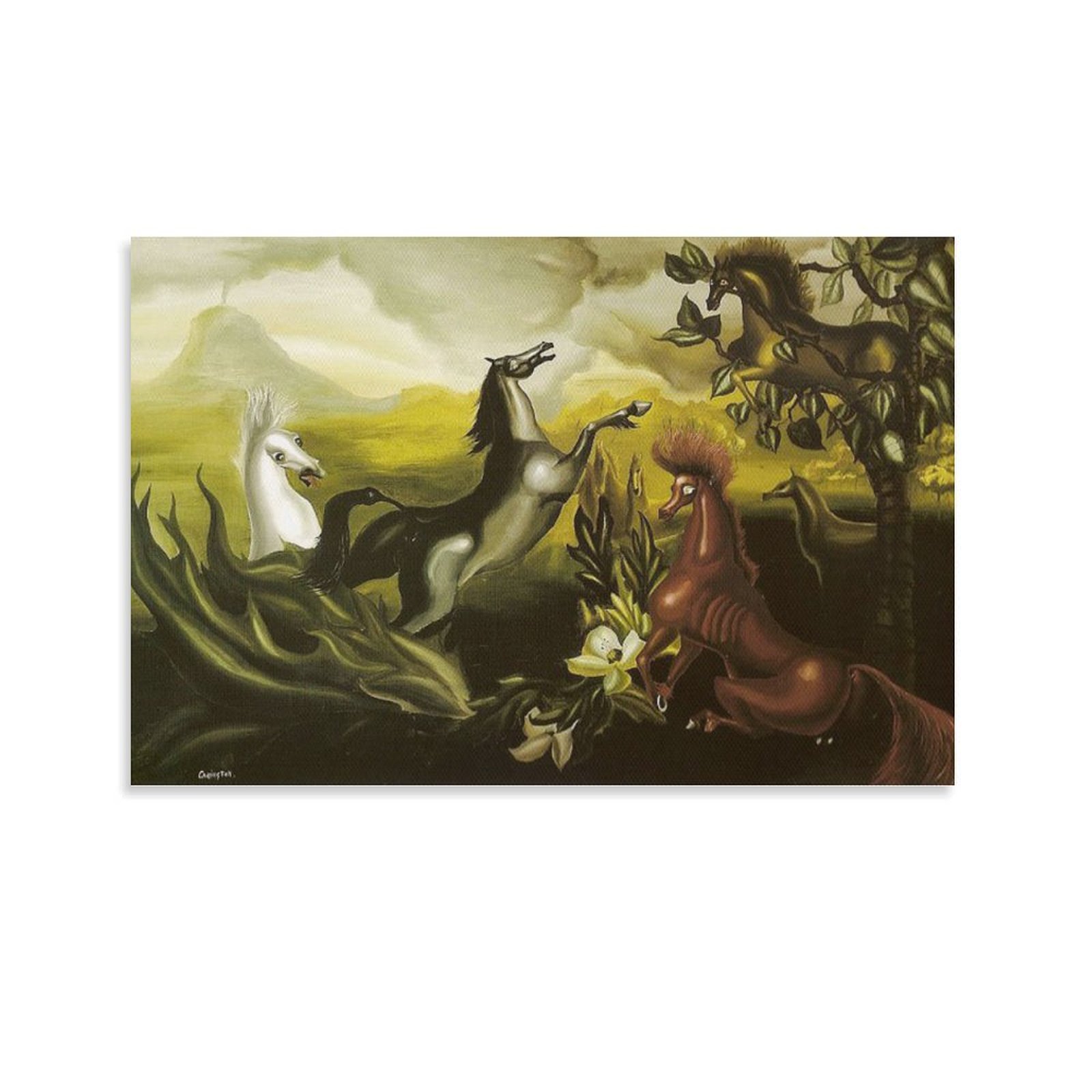 Leonora Carrington Poster Artworks Canvas Poster Room Aesthetic Wall ...
