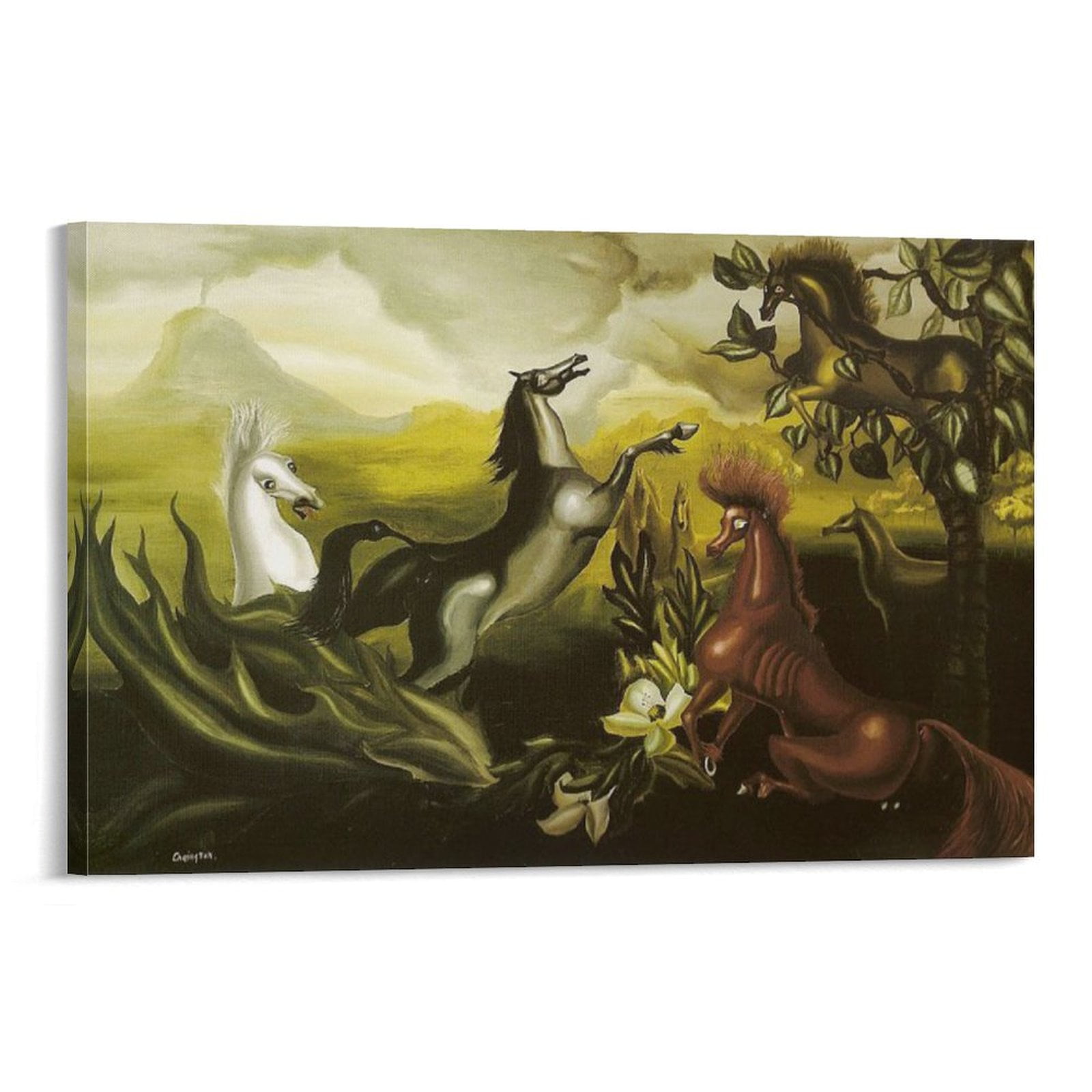 Leonora Carrington Poster Painting On Canvas Wall Art Poster Scroll ...