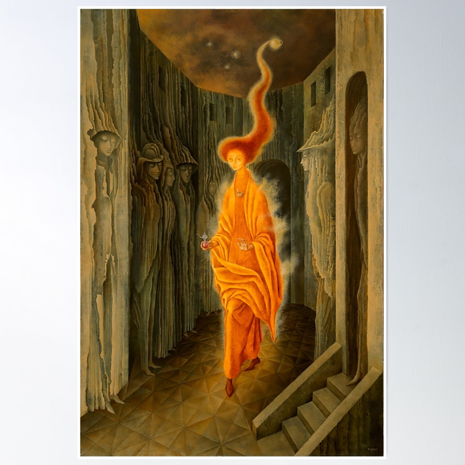 Leonora Carrington Surrealist Artworks Poster Wall Art, Modern Wall ...