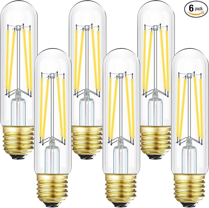 Leools E26 LED Bulb 8W Equal 75 Watt Light Bulbs Neutral White 4000K E26 Edison Bulb AC120V ...