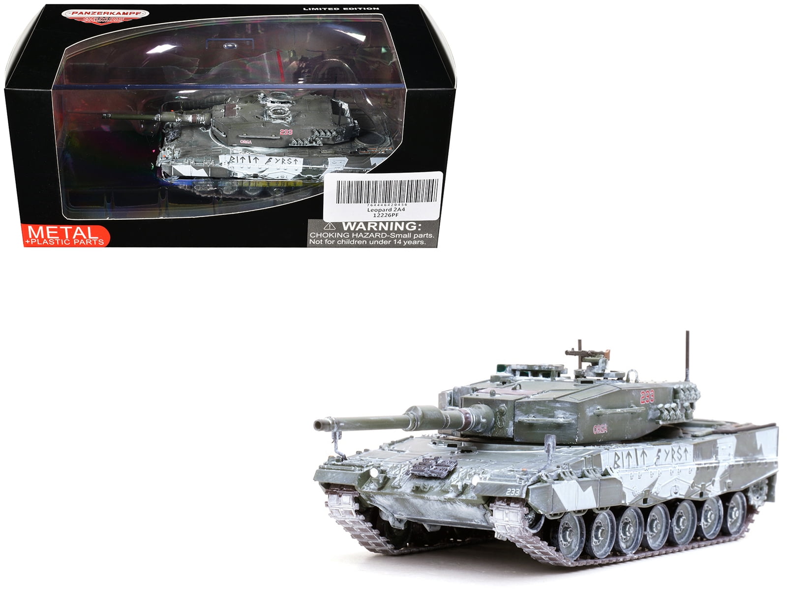 Leopard 2A4 Main Battle Tank with Snorkel "Winter Camouflage" Norwegian ...