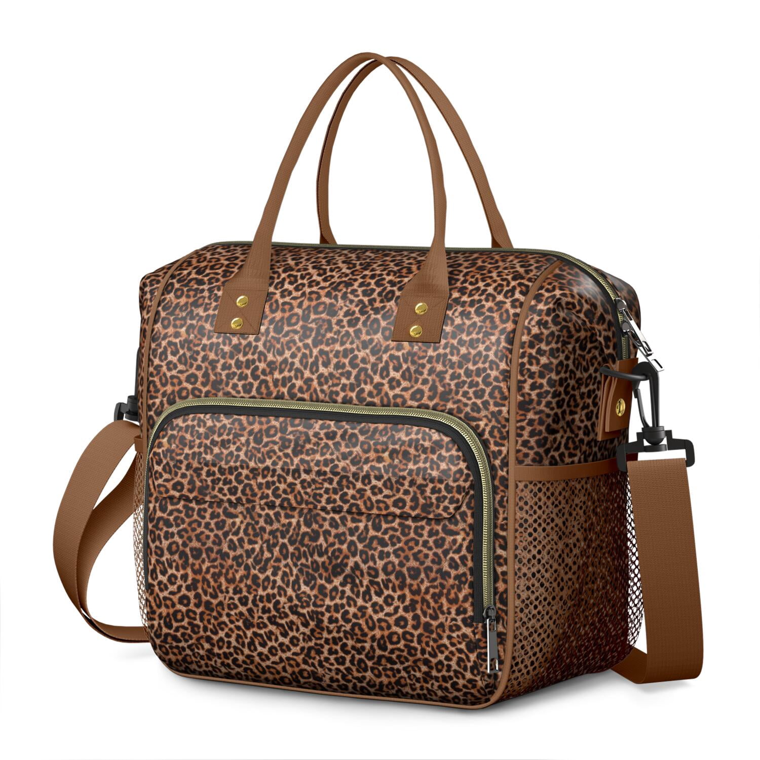 Leopard Aesthetic Lunch Box – Fashionable Cheetah Spot Print Cooler ...