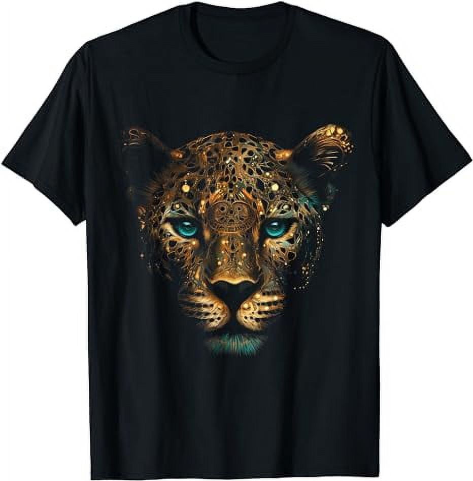 Leopard Artwork Fantasy - Art Animal Leopard T-Shirt - Walmart.com