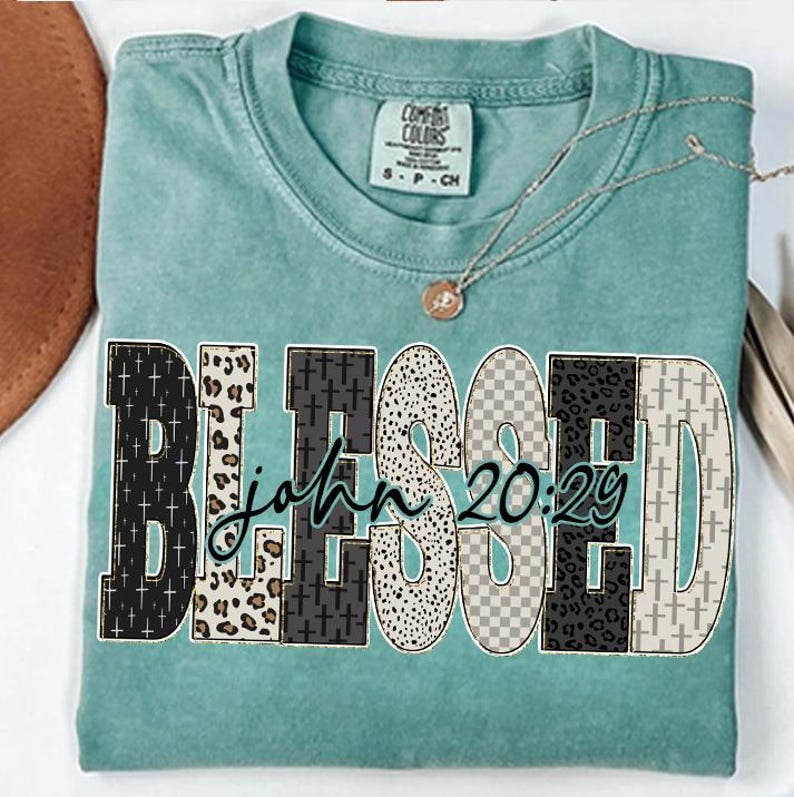 Leopard Bible Bundle Shirt, Pray Hope Blessed Sweatshirt, Checkered ...