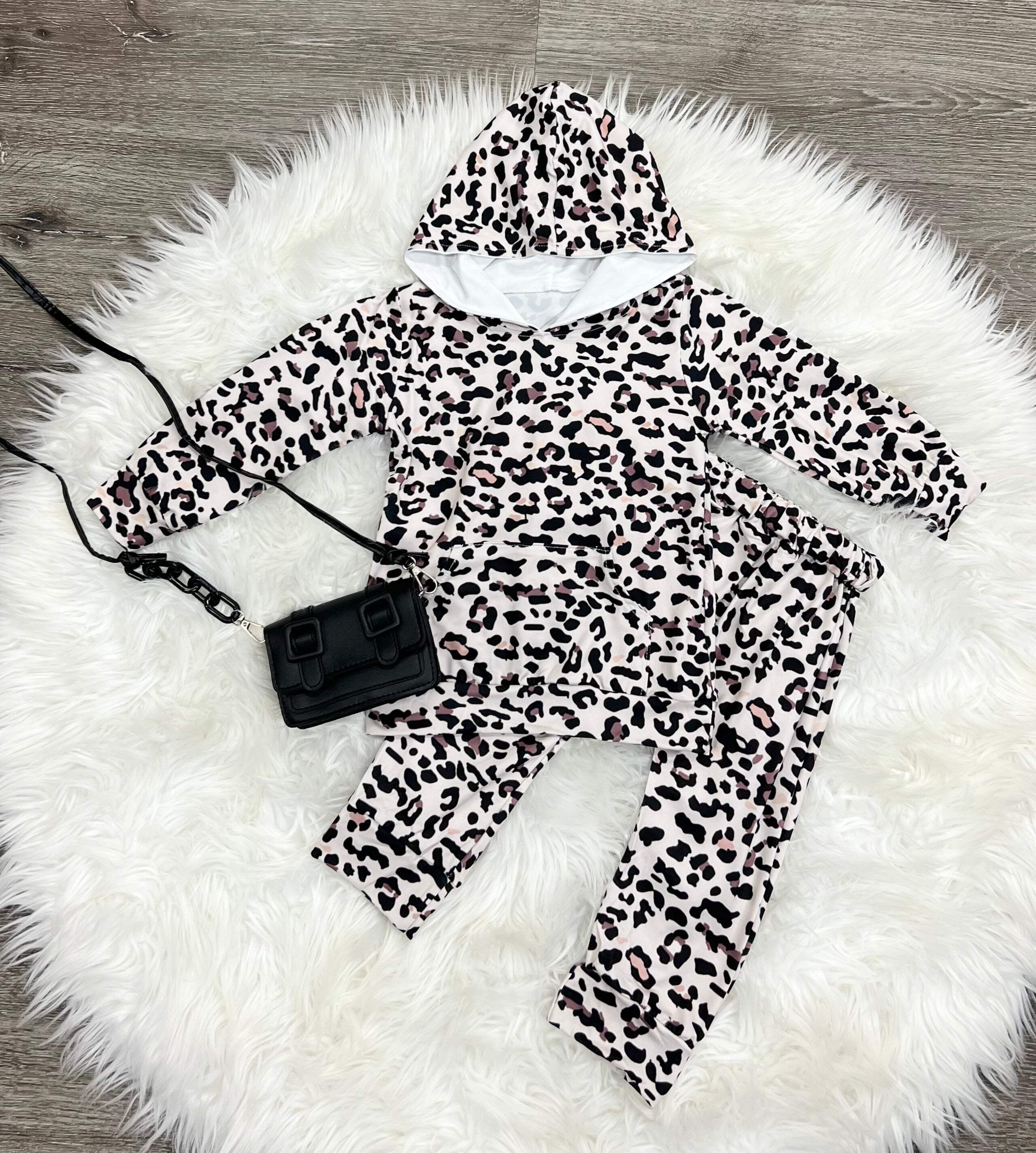 Leopard Blast Hooded Set - Walmart.com
