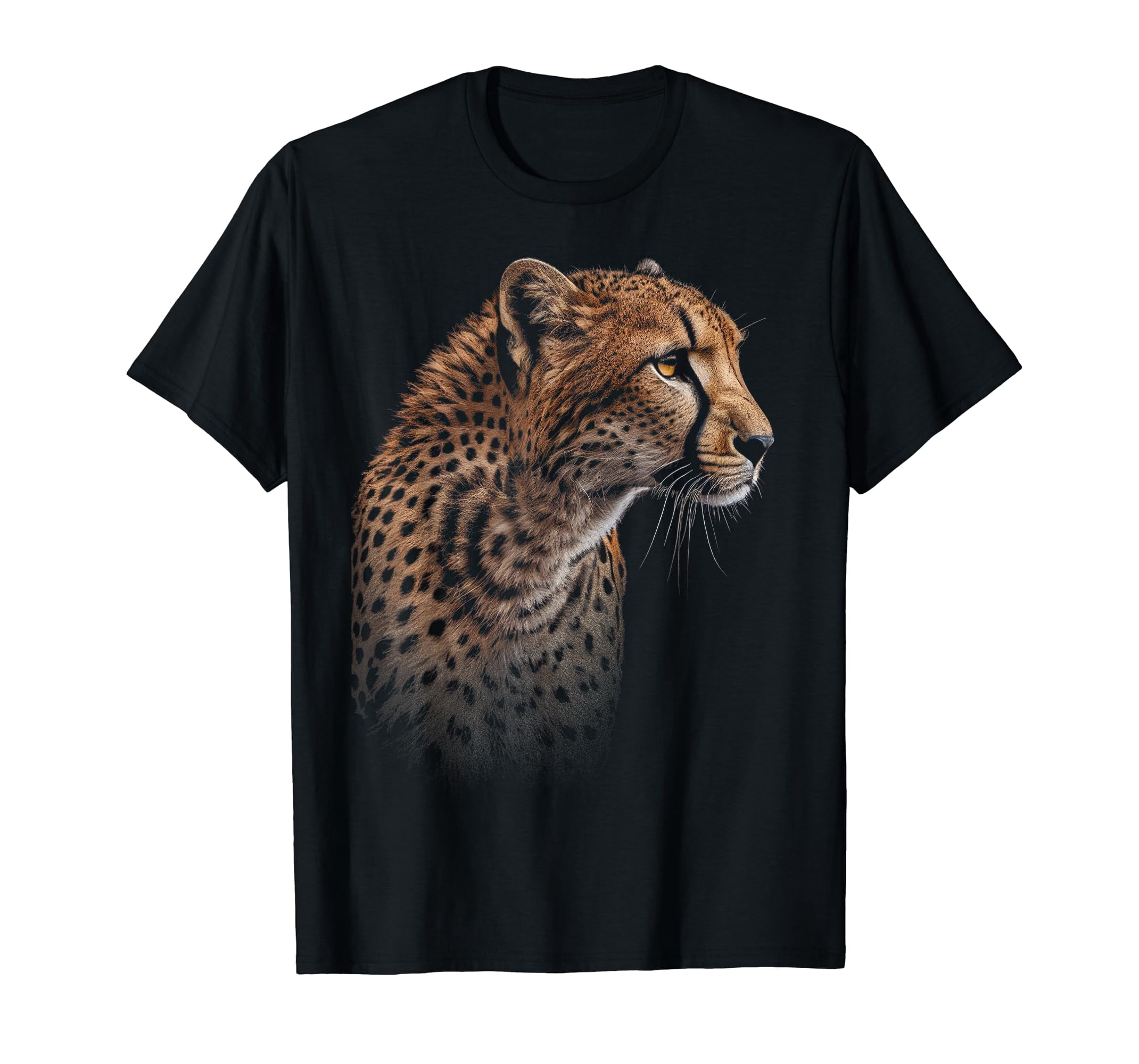 Leopard Cheetah Tiger Leopard Face Lion Cat T-Shirt - Walmart.com