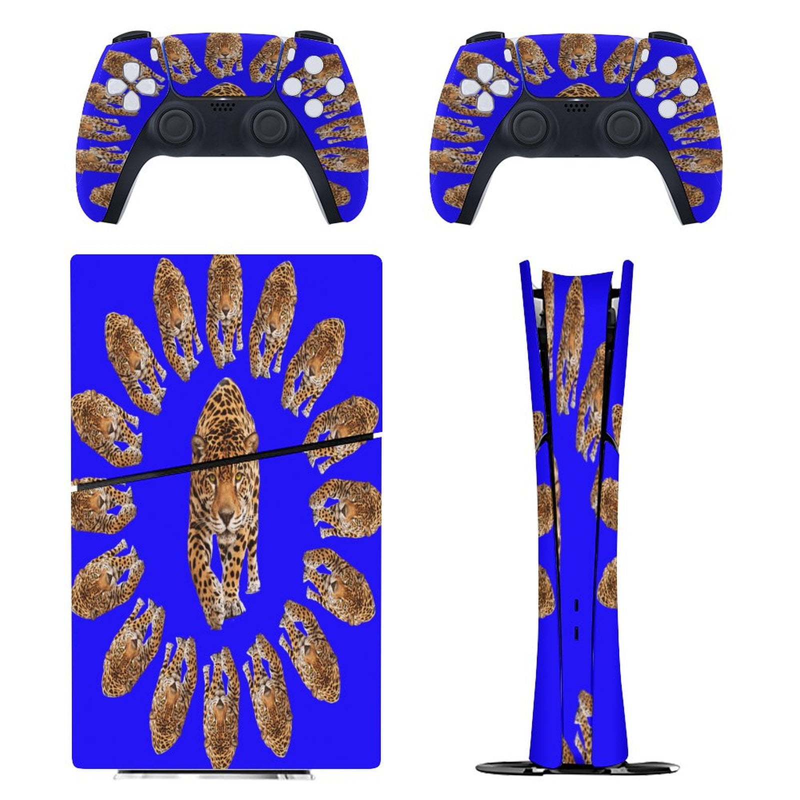 Leopard, Circle PS5/PS5 Slim Digital Disc Skin Sticker For Console And ...