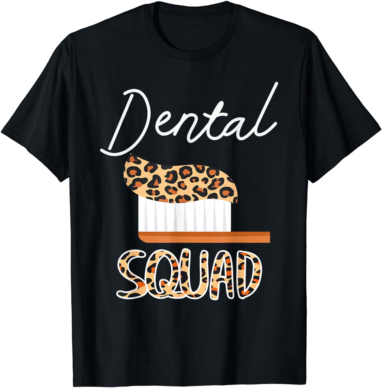 Leopard Dental Squad Costume Dental Assistant T-Shirt - Walmart.com