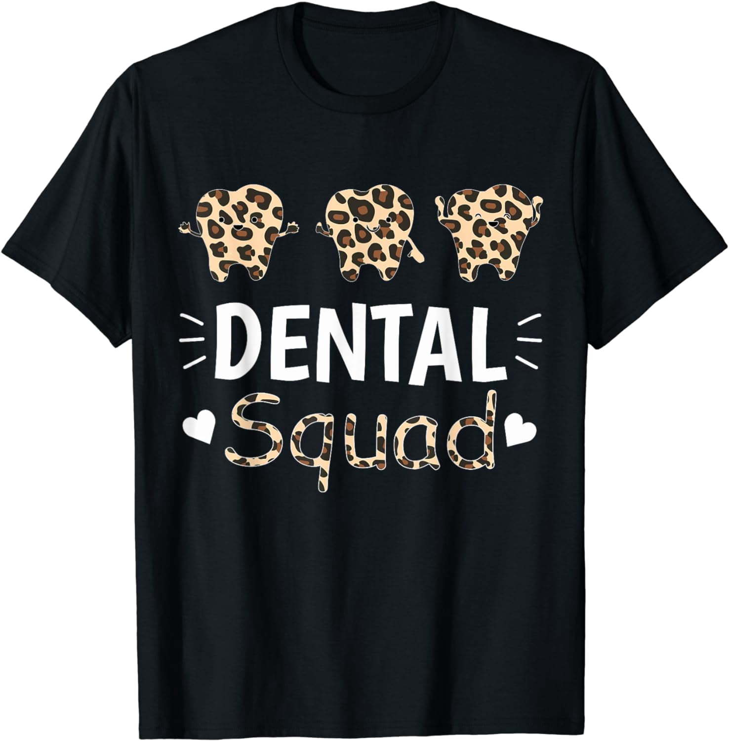Leopard Dental Squad Costume Dental Assistant Women Summer Casual Short ...
