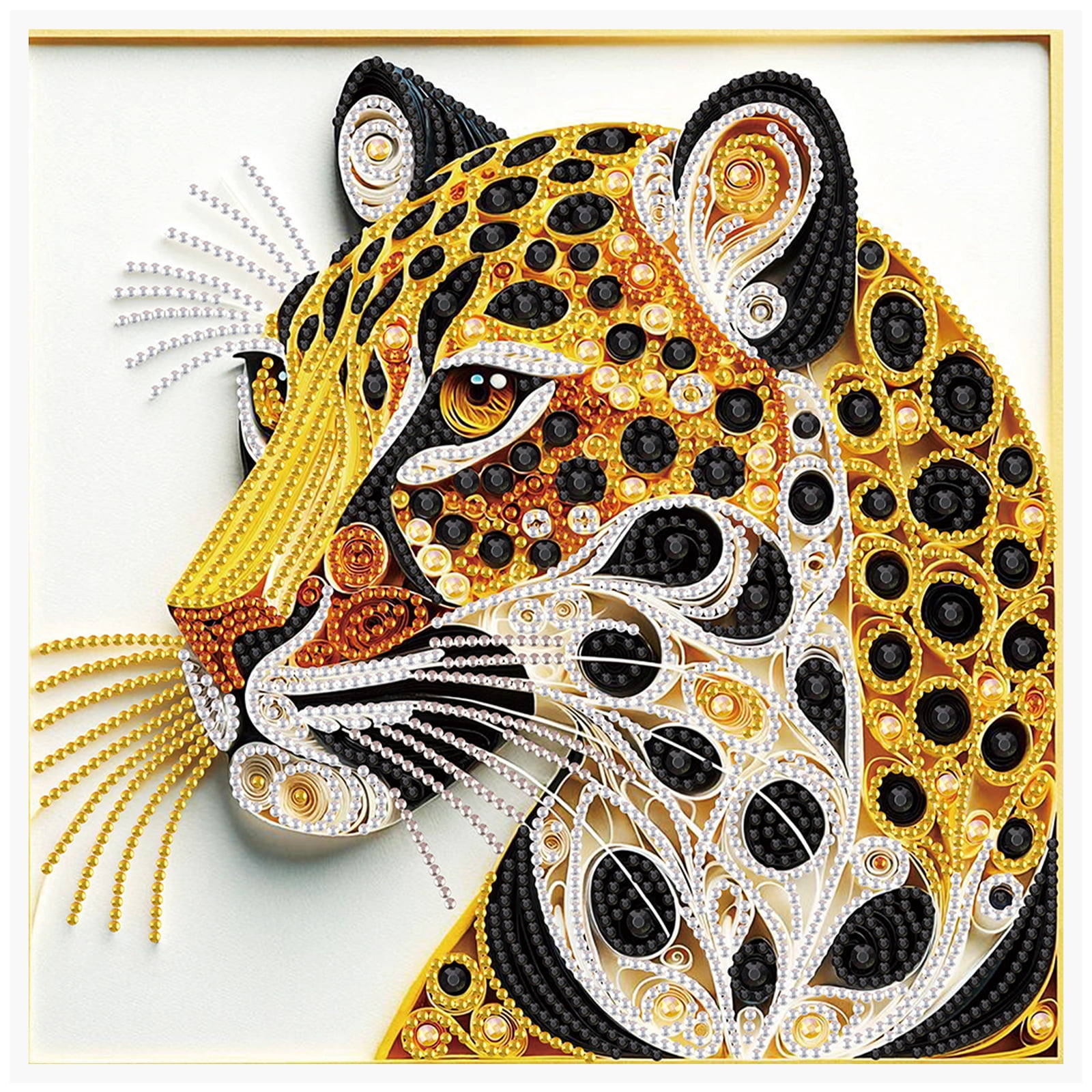 Leopard Diamond Art Painting Kit - Walmart.com