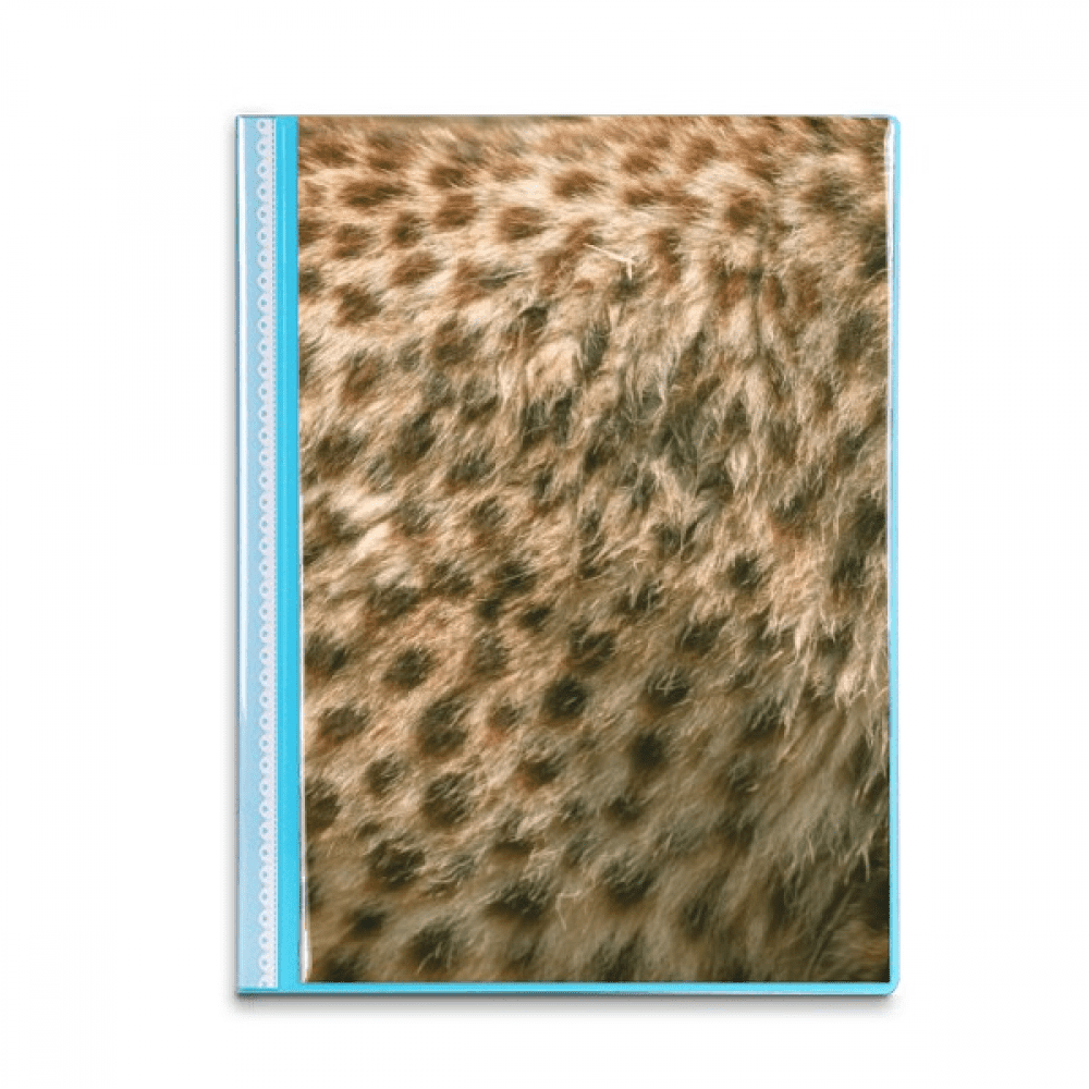 Leopard Feather Design Book Sheet Protectors Portfolio Binder Folder ...