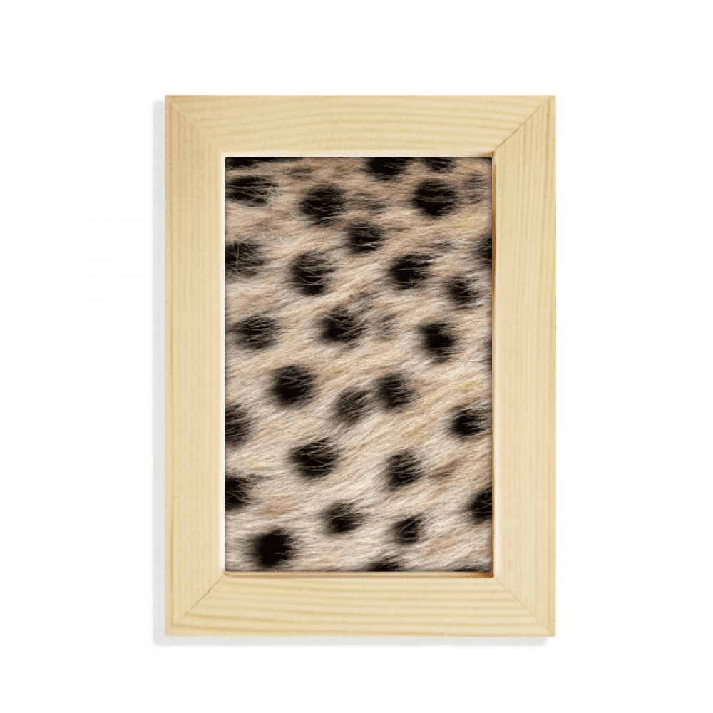 Leopard Feather Design Desktop Display Photo Frame Picture Art Painting ...