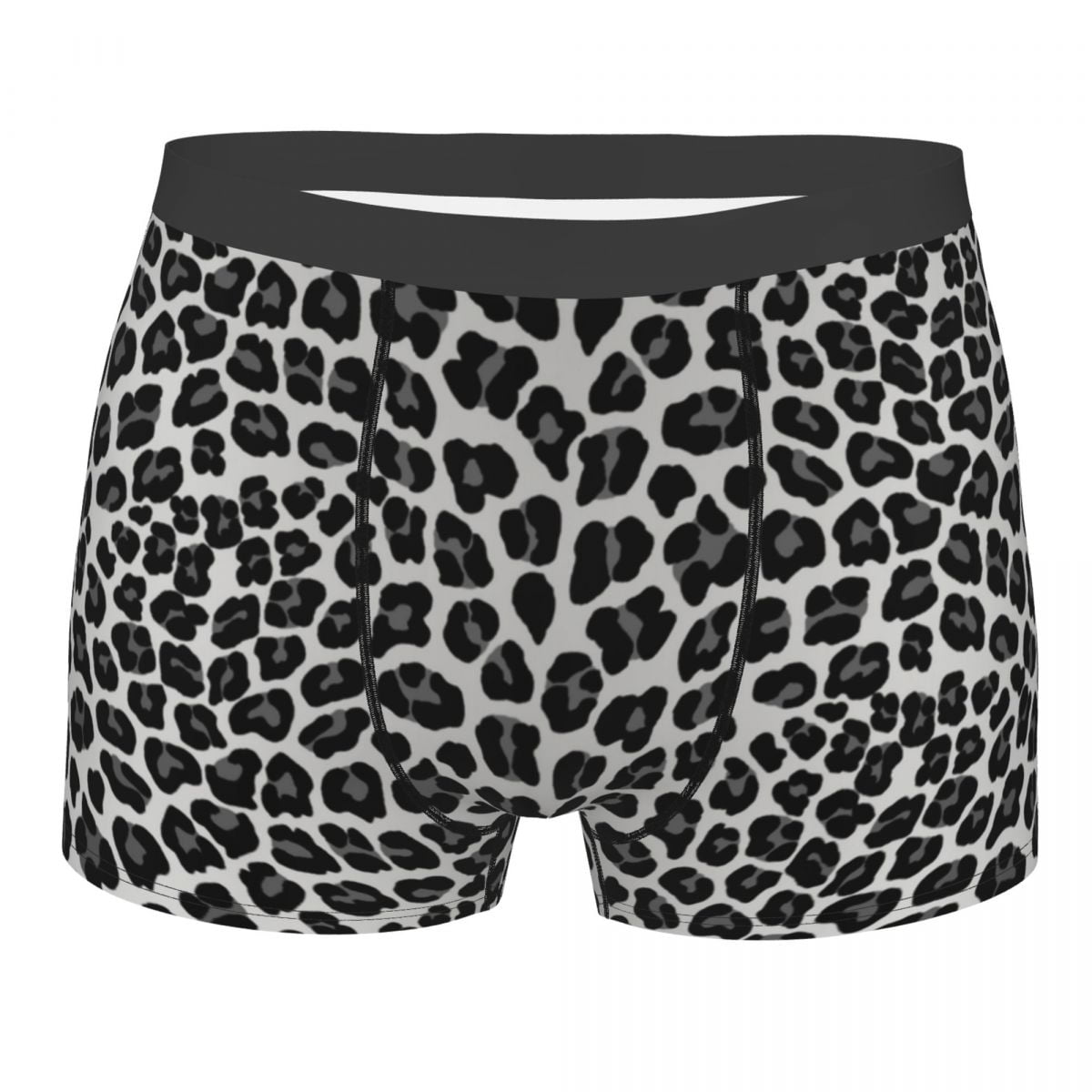 Leopard Fur Ethnic Tribal Geometric Underwear Male Sexy Print Boxer ...