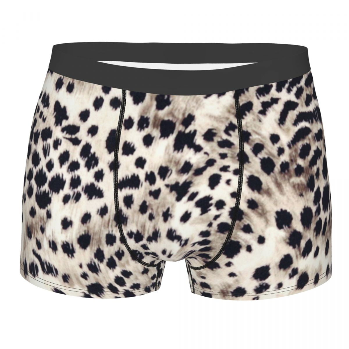 Leopard Fur Ethnic Tribal Geometric Underwear Male Sexy Print Boxer ...