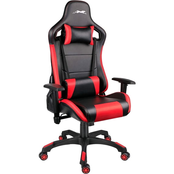 Leopard Gaming Chair, High Back PU Leather Office Chair, Adjustable ...
