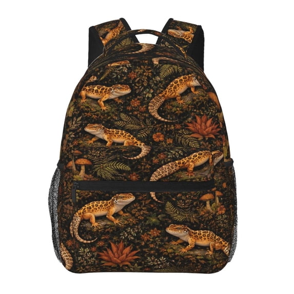 Leopard Gecko Backpack Lightweight Travel Bag for Men and Women ...