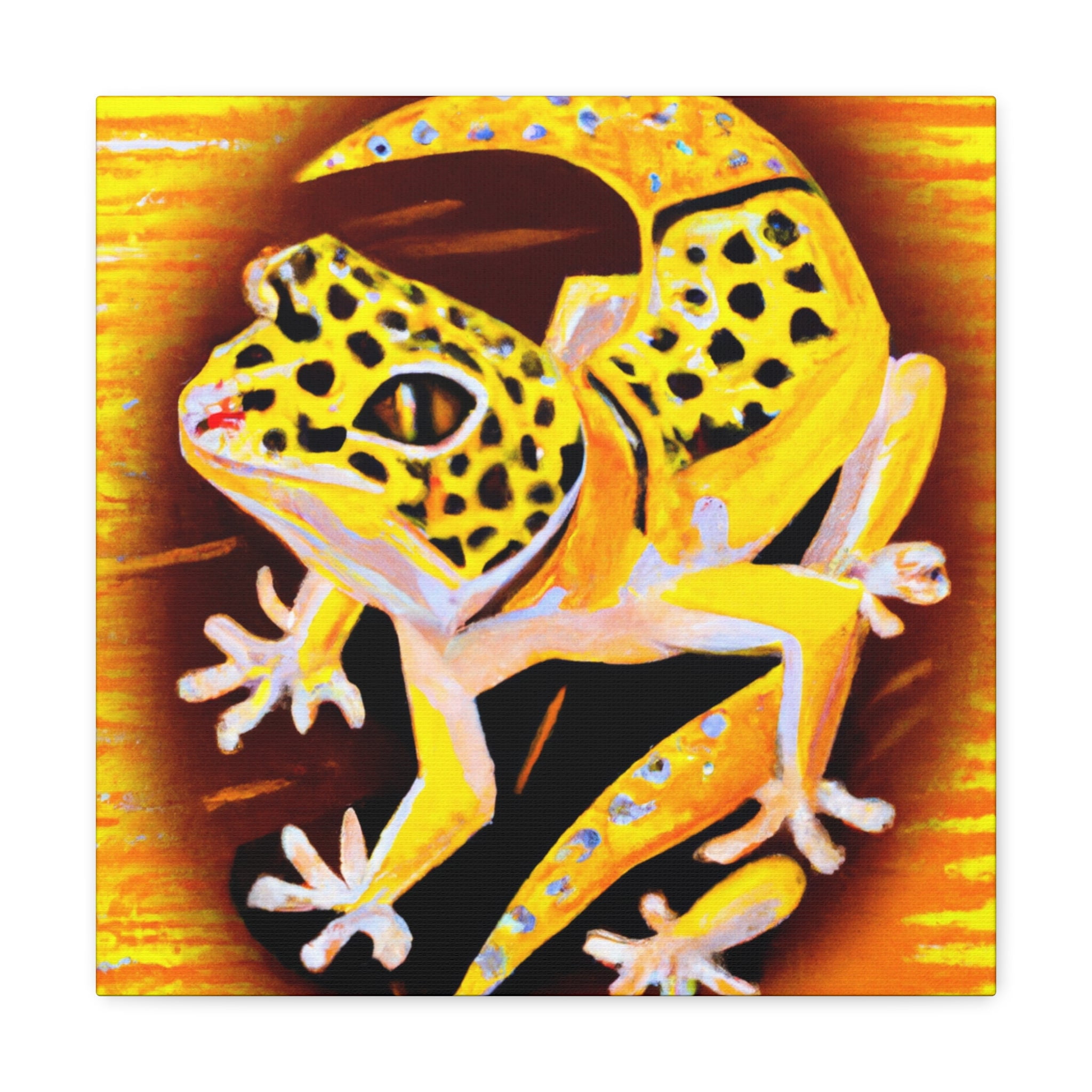 Leopard Gecko Deco. - Canvas - Walmart.com