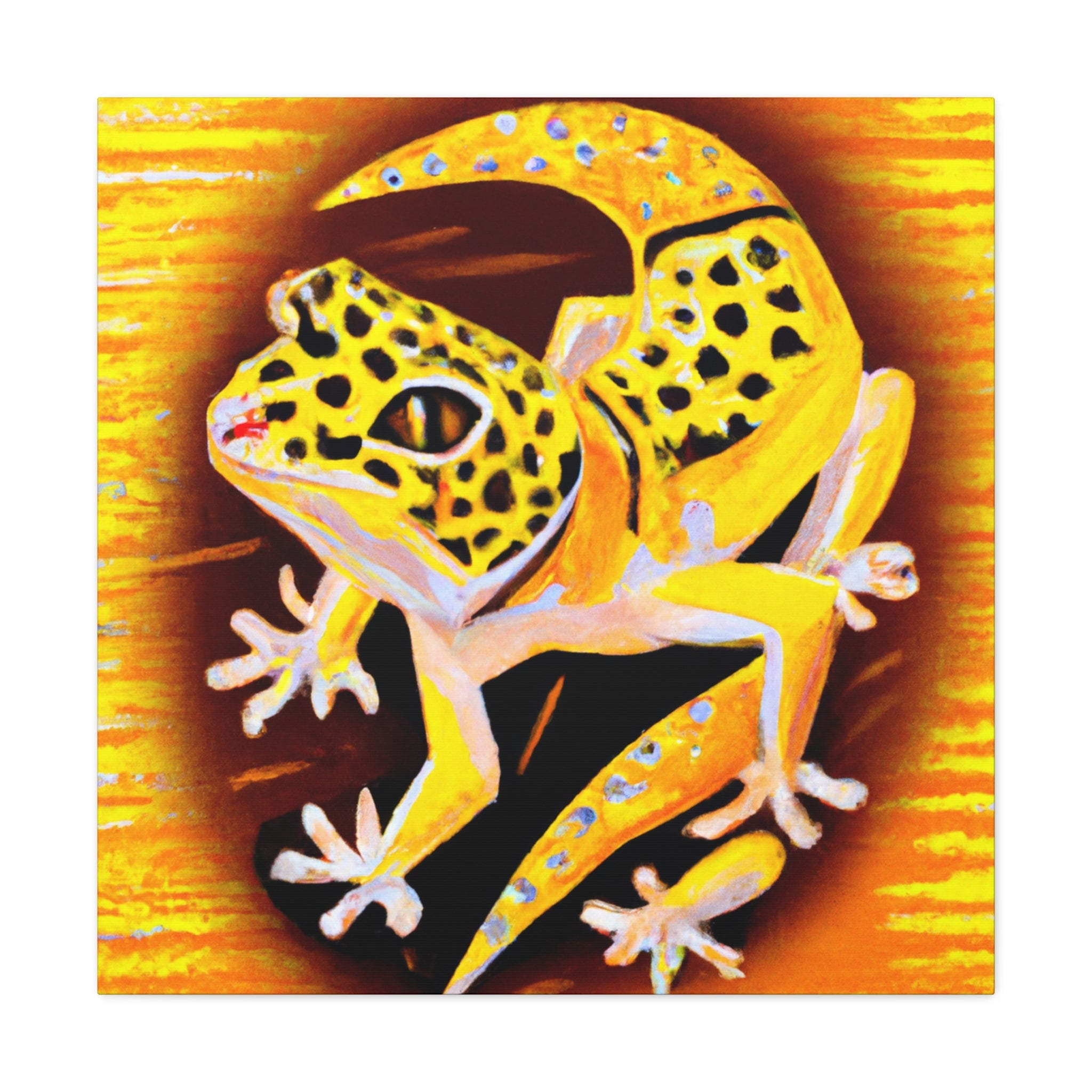 Leopard Gecko Deco. - Canvas - Walmart.com