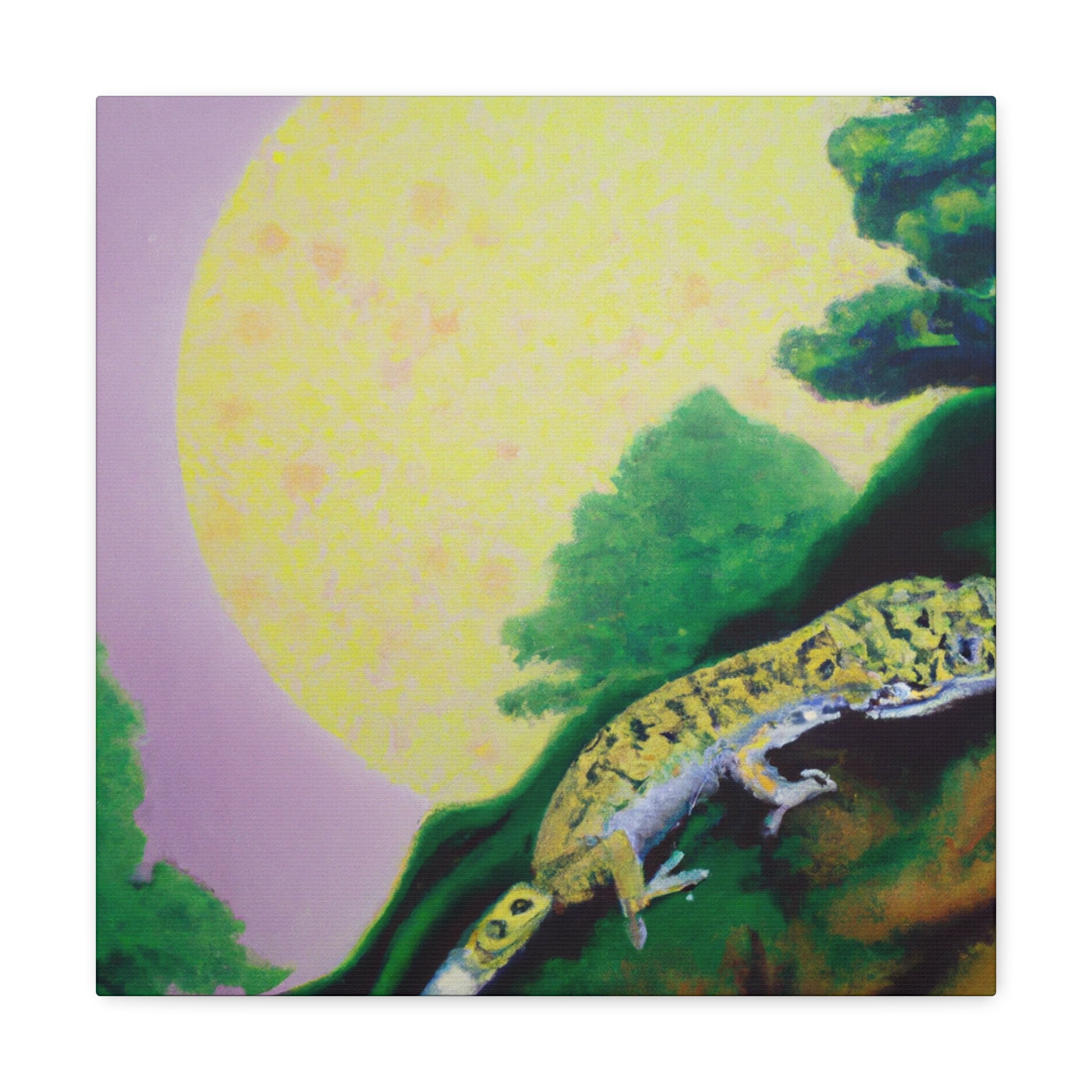 "Leopard Gecko Majesty" - Canvas - Walmart.com