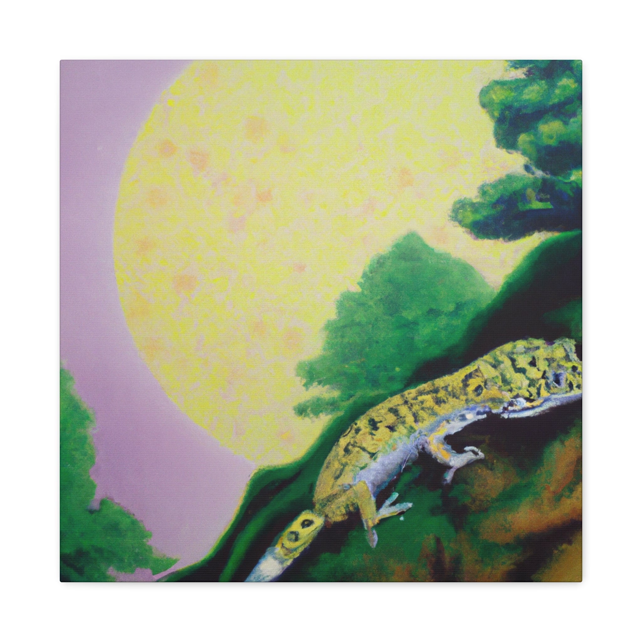 "Leopard Gecko Majesty" - Canvas - Walmart.com