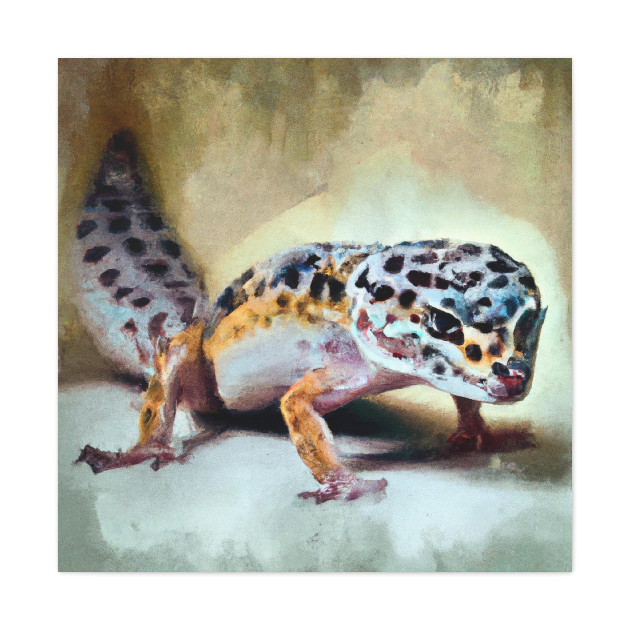 Leopard Gecko Portrait - Canvas - Walmart.com