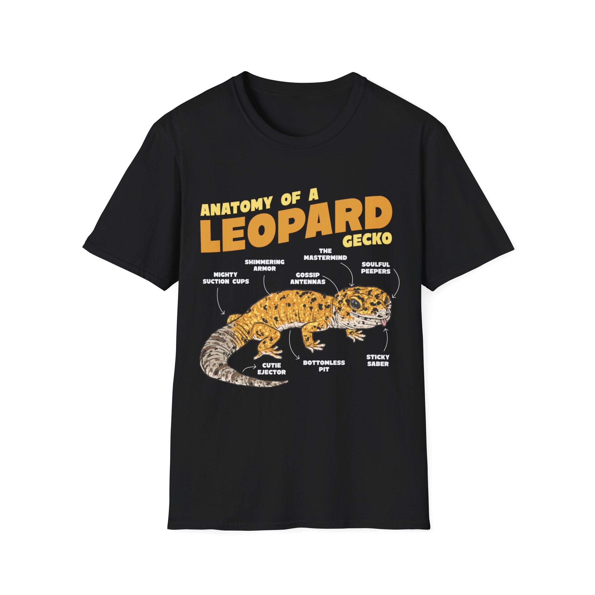 Leopard Gecko Present Anatomy Of A Leopard Gecko Novelty Unisex T-Shirt ...
